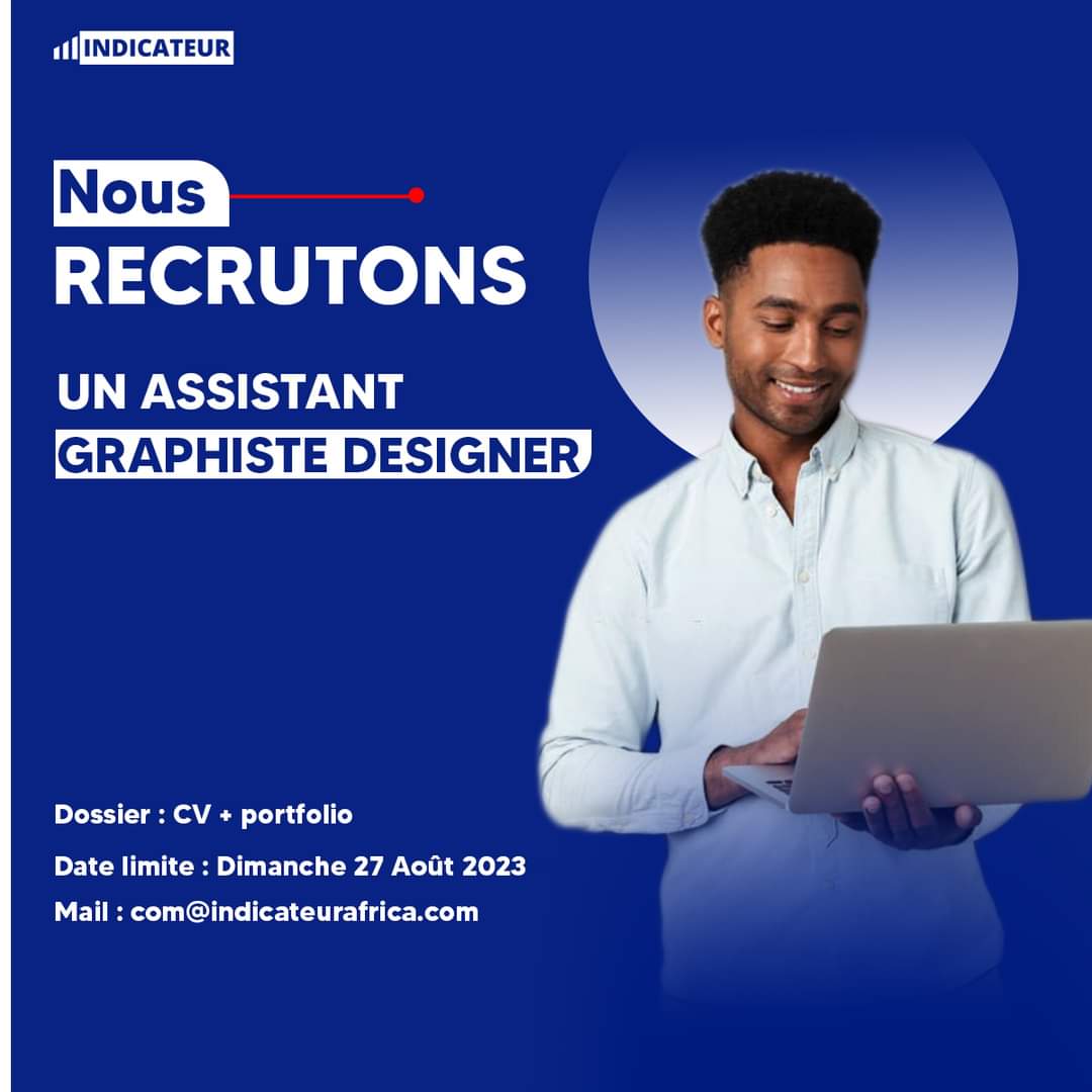 Offre d’emploi : Indicateur recrute un Assistant Désigner Graphique - Saboui.com